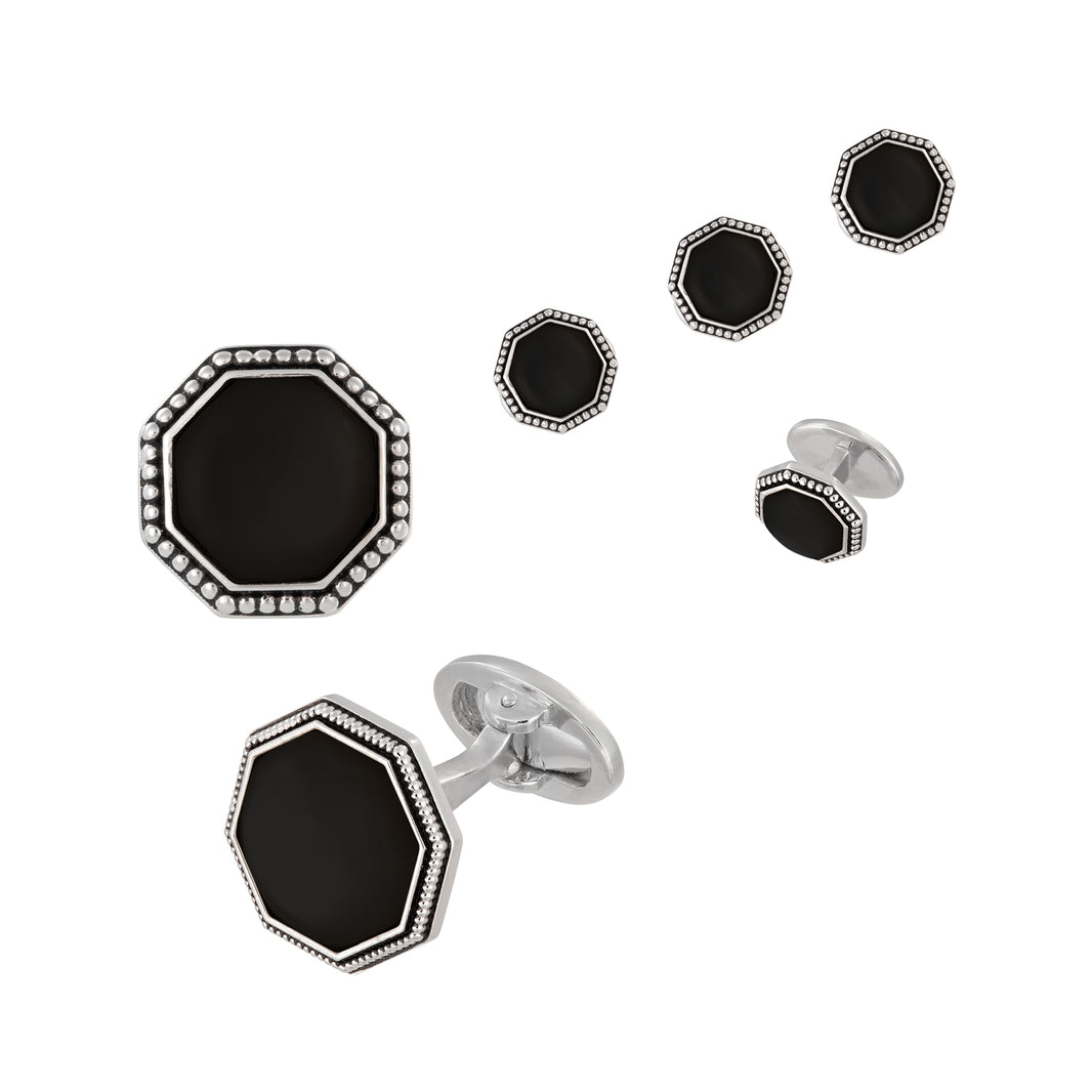 Formal Tuxedo Cufflink and Stud Sets I Jan Leslie