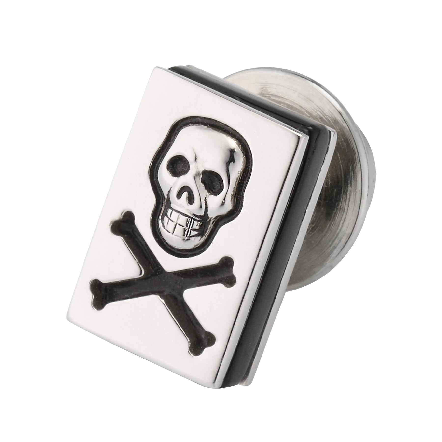 Skull and Crossbones Sterling Silver Lapel Pin – Jan Leslie